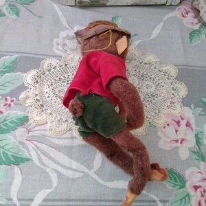 Vintage Toy Monkey Posable Monkey Knee Hugger Japan - Etsy