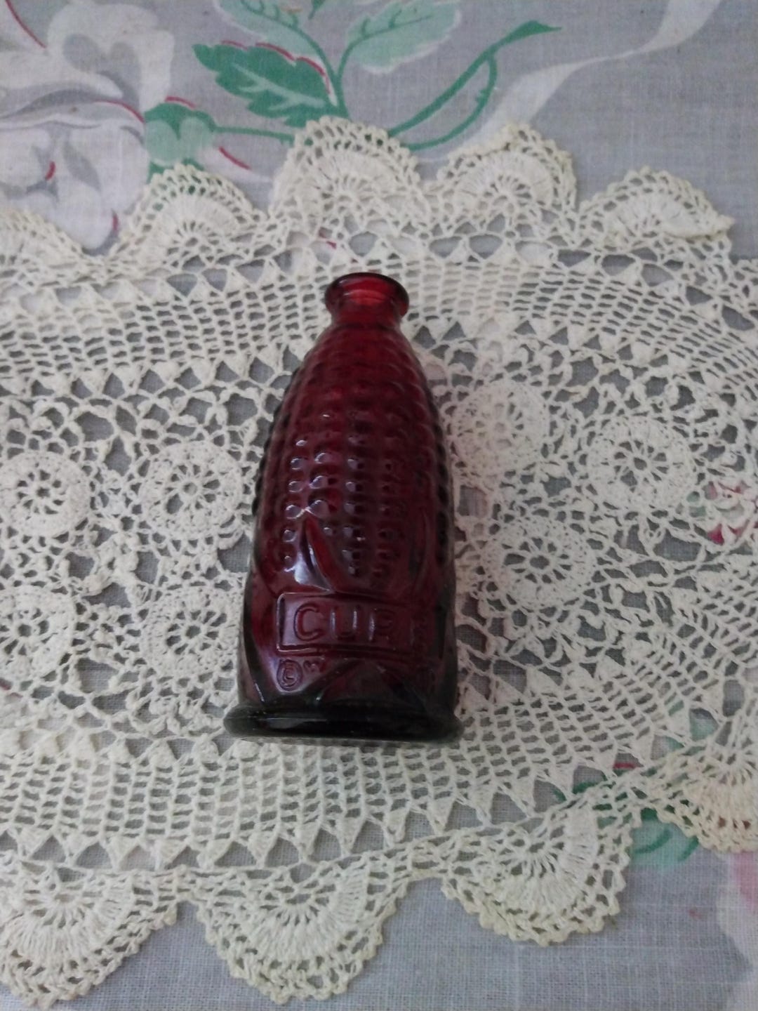 1970s Miniature Vintage Wheaton Bottle Old Docs Cure Red Corn Cob ...