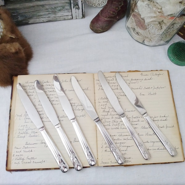 Rosebud Silverware - Etsy