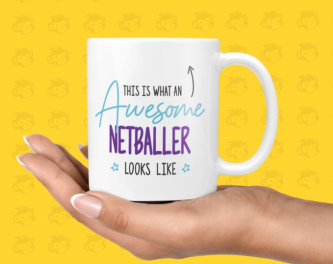 Personalised Netball Keyring / Personalised Netball Keychain / Sports ...