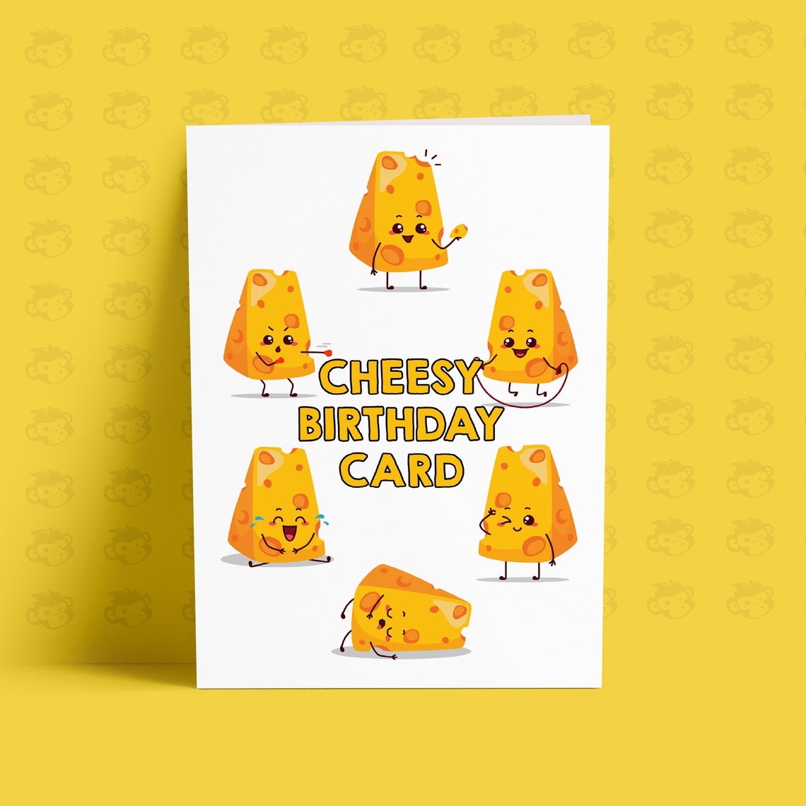 Cheesy Birthday Card Funny Cheese Lover Card for Him or Her - Etsy UK