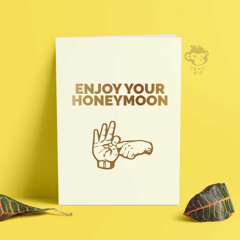 Enjoy Your Honeymoon Card Profanity Cards Engagement Cards - Etsy Enjoy Your Honeymoon Card Profanity Cards Engagement Cards - Etsy