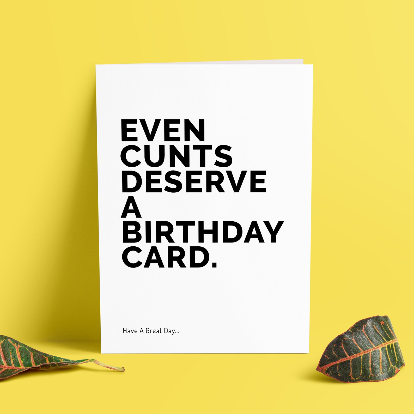Insult Birthday Card Cunts Deserve a Birthday Card Rude - Etsy
