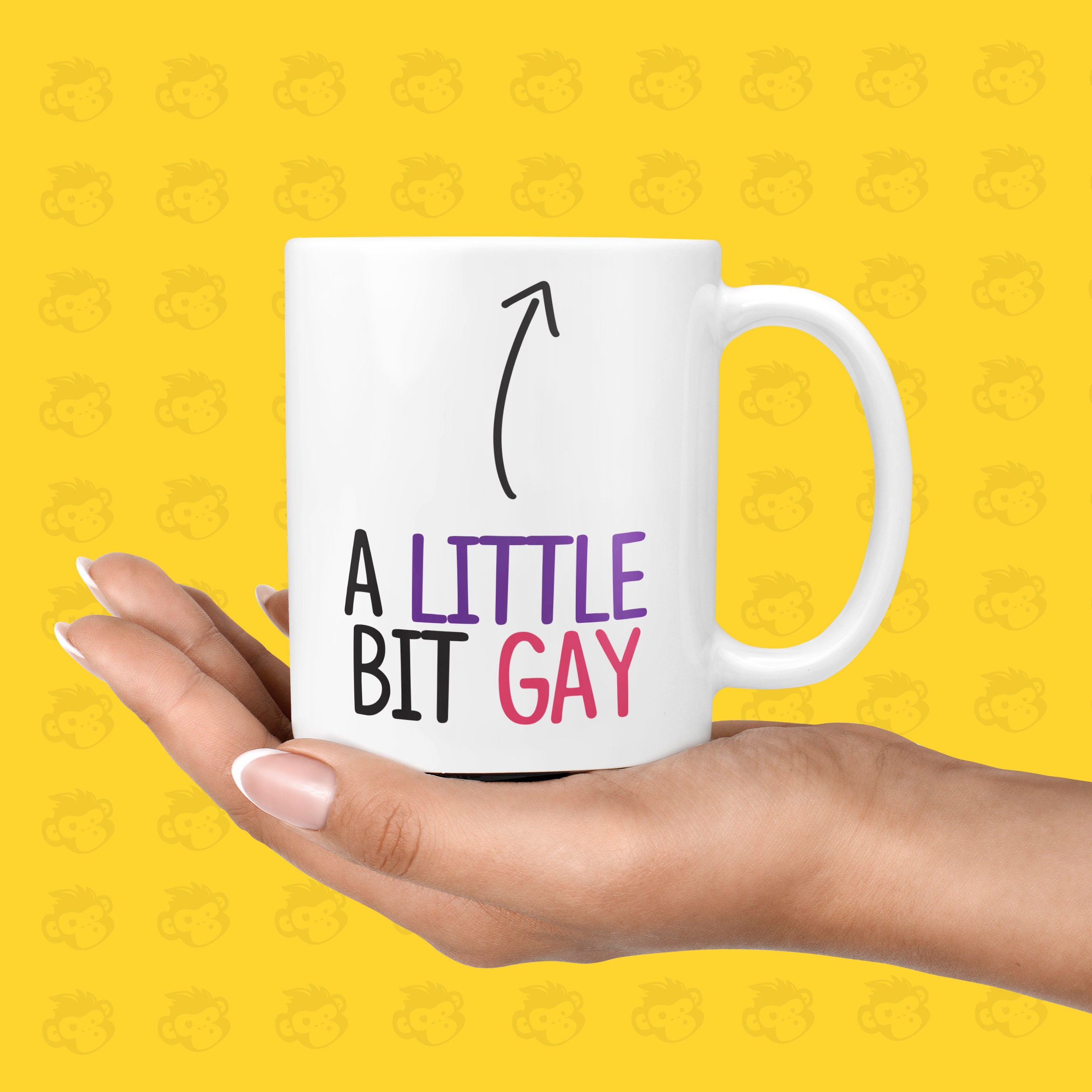 A Little Bit Gay Funny Gift Mug LGBT Friend Birthday - Etsy UK