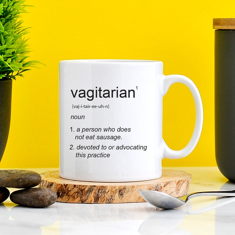 Vagitarian Noun Mug Rude Gifts Profanity Mugs Gift for - Etsy UK
