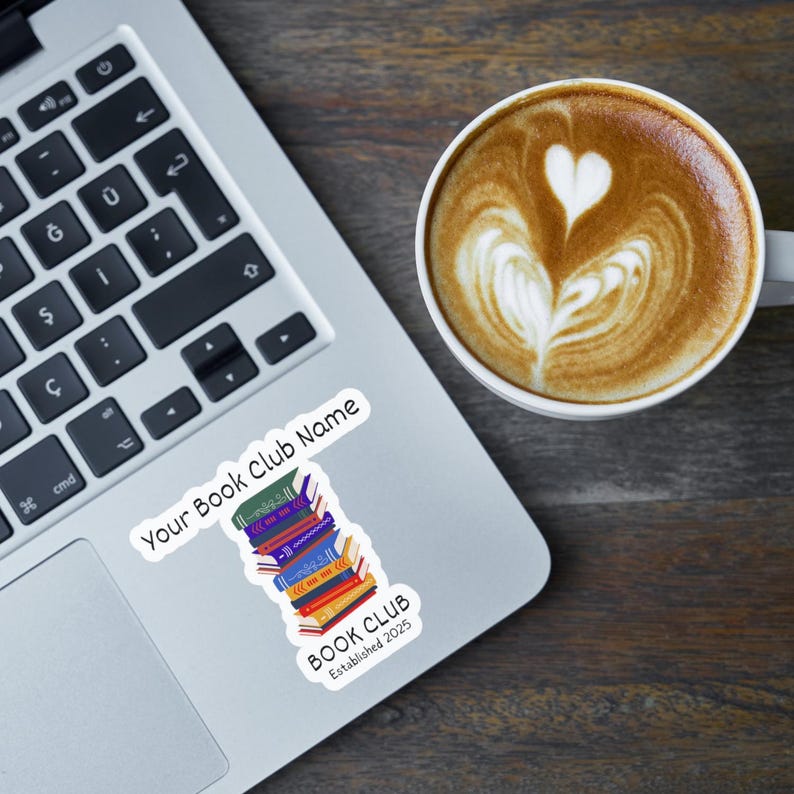Custom-sticker for Book Club, Personalized Gift for Reading Clubs ...