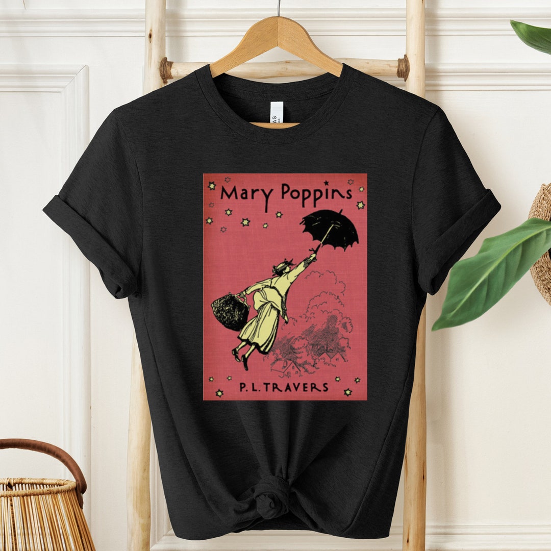 Vintage Mary Poppins Book Cover T-shirt: Classic Children's Literature ...
