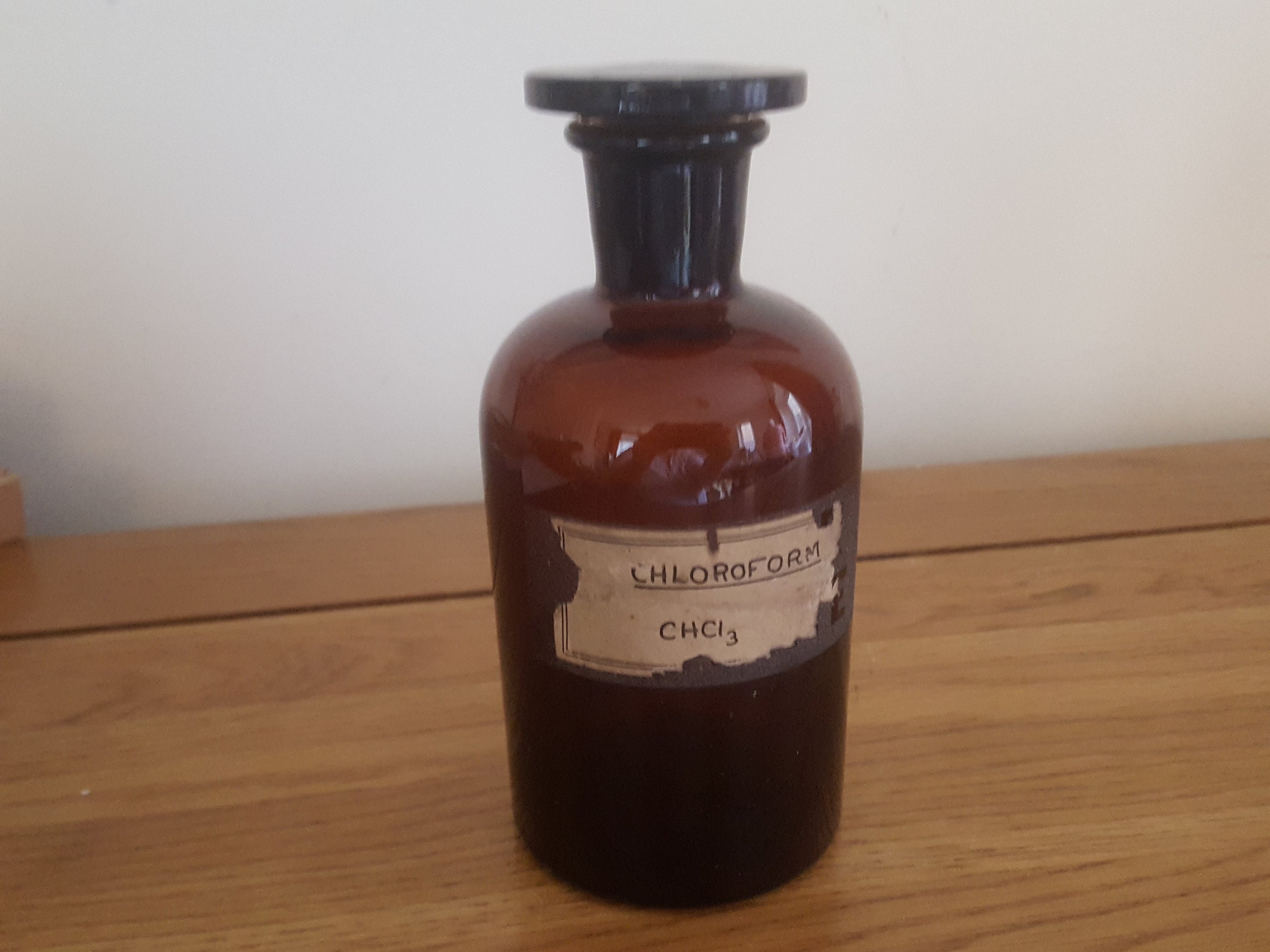 Apothecary Bottle and Stopper Scientific Chemical Experiments Vintage ...