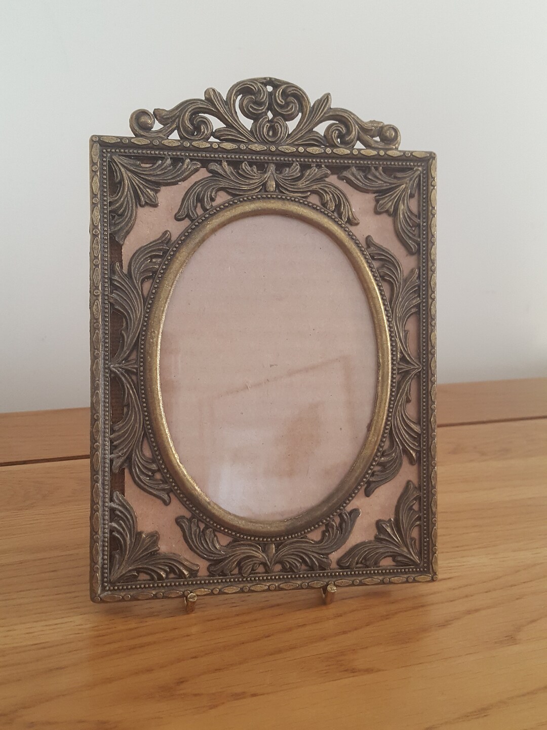 Antique Italian Brass Picture Frame, Ornate Photo Frame - Etsy