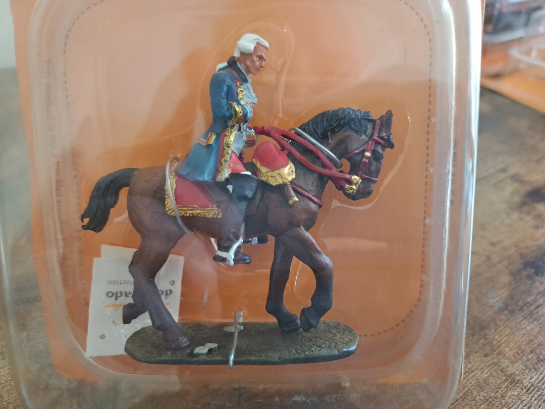 Del Prado , Mounted Figurine, Historical Soldiers on Horseback, Metal ...