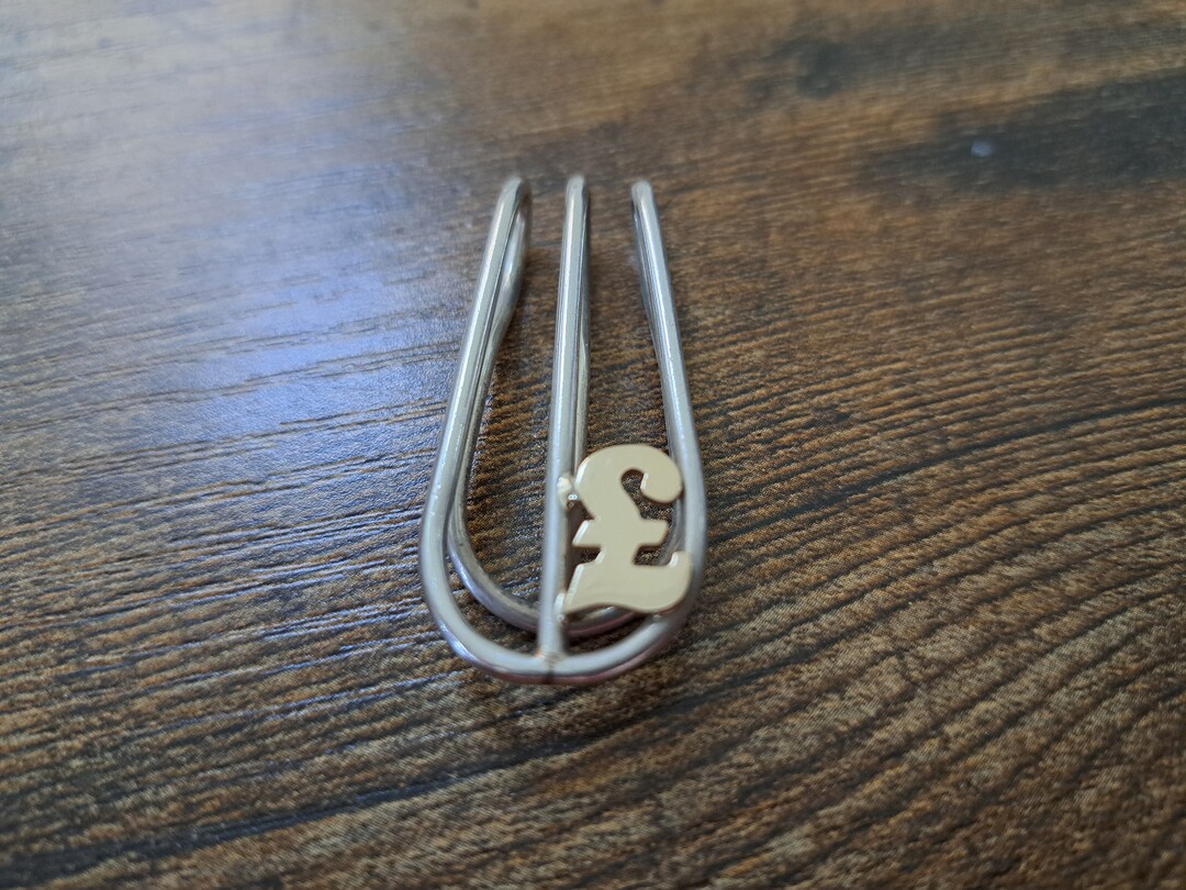 Vintage Silver Money Clip, Vintage Hallmarked London STERLING SILVER ...