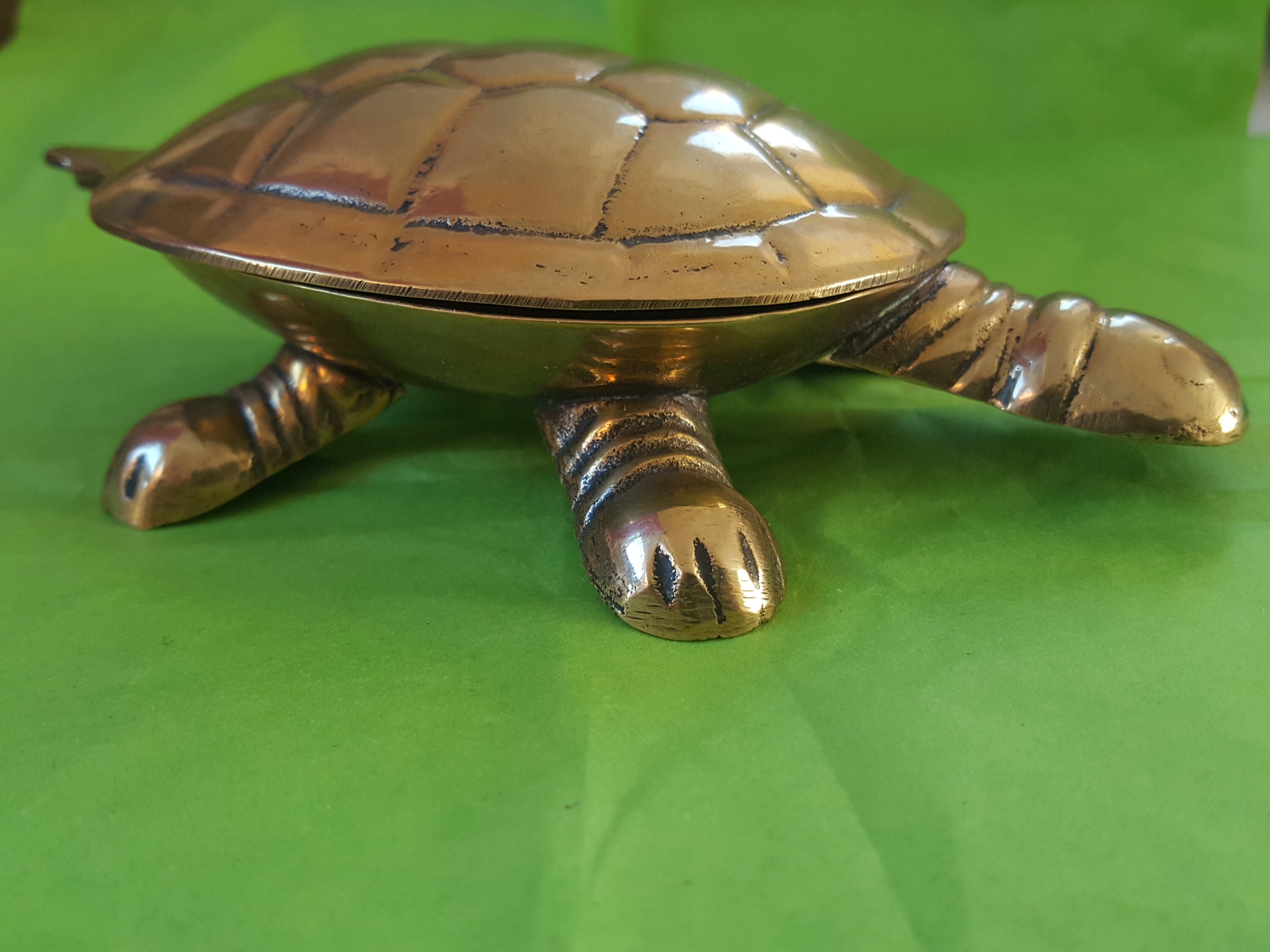 Vintage Brass Turtle home decor brass figurine brass turtle | Etsy