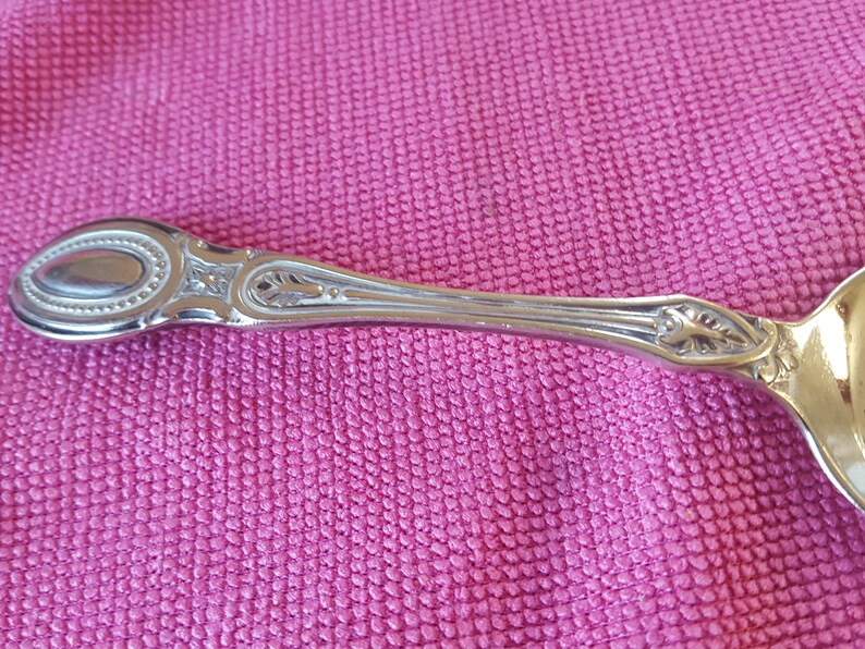 Antique Joseph Rodgers Silver Plate Spoon: Art Nouveau Petit Fours ...