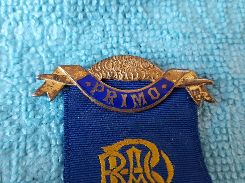 Vintage Silver RAOB Masonic Badge With Ribbon Assayed | Etsy