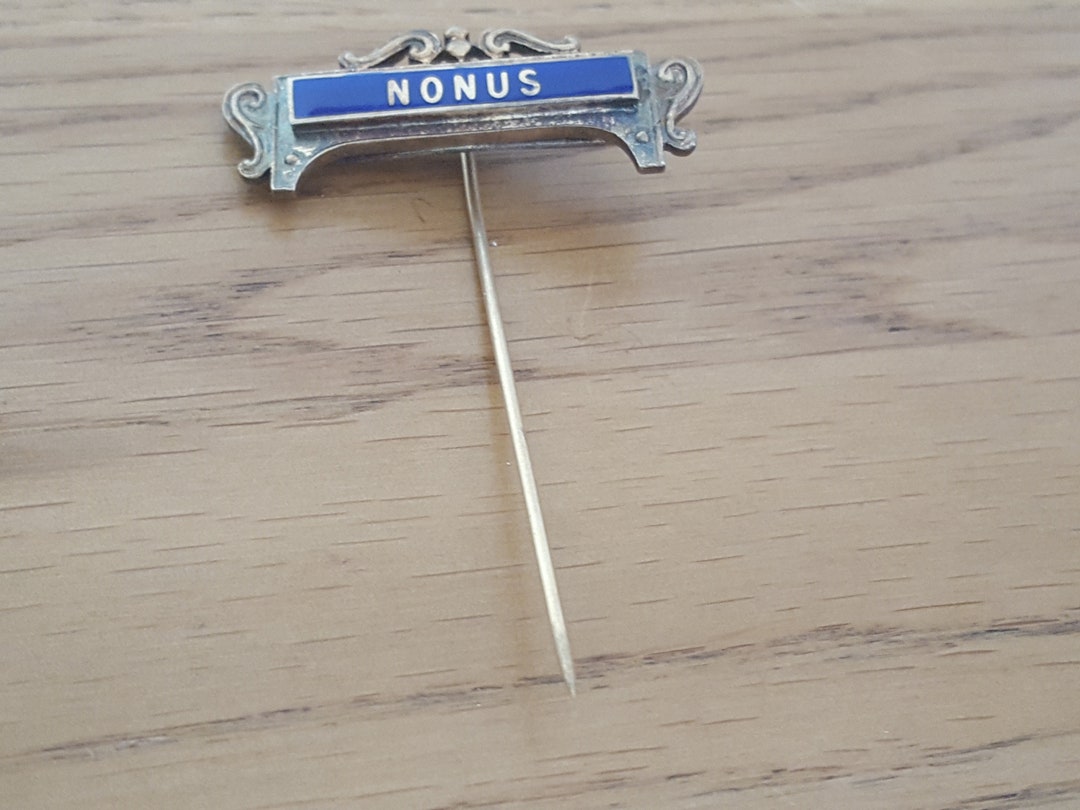 Vintage Masonic Solid Silver Stick Pin: Collectible Lapel Pin - Etsy