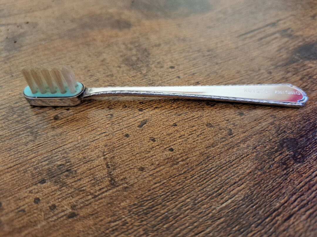 Antique Sterling Silver Moustache Brush, Mens Grooming Brush - Etsy