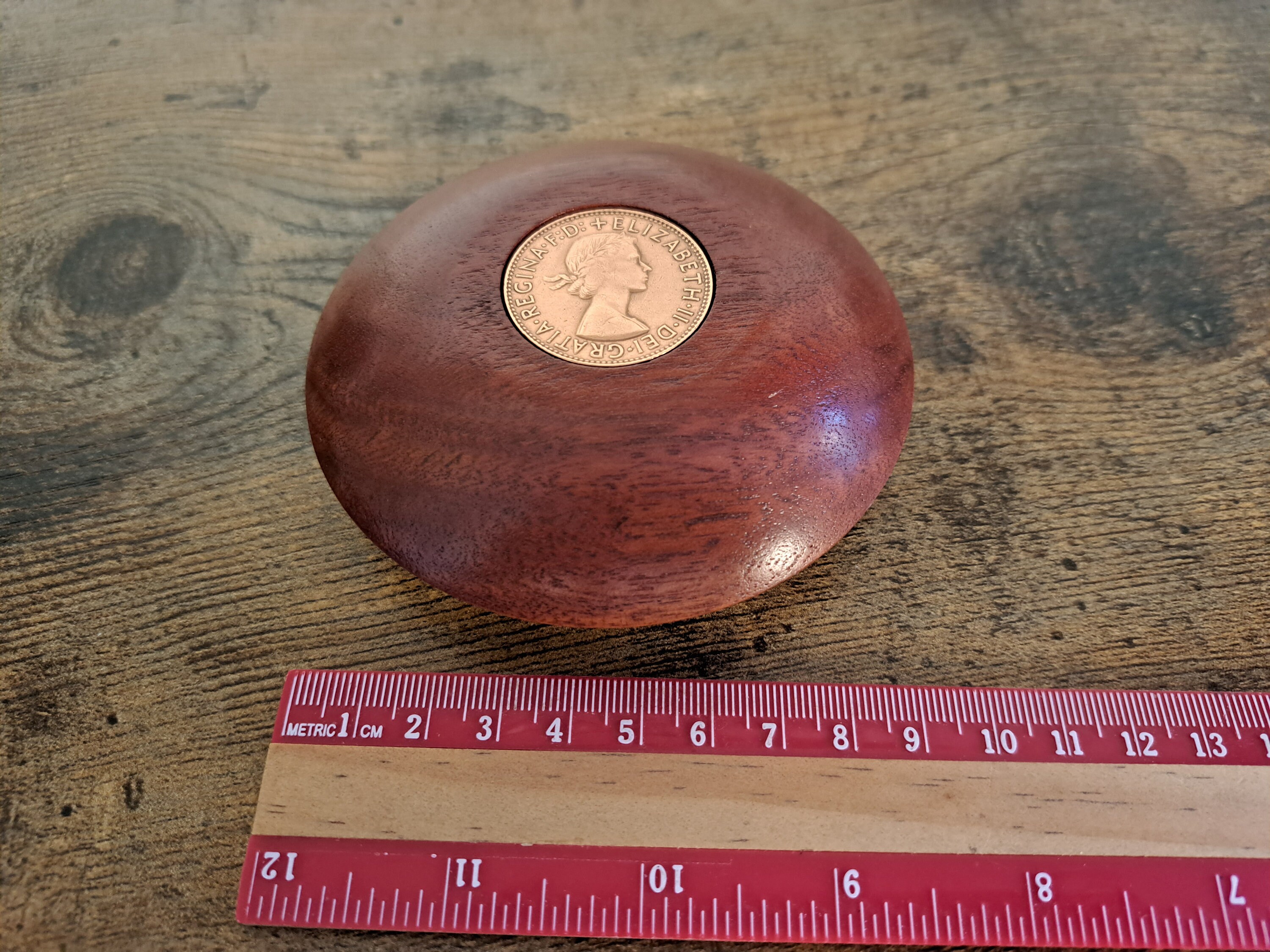 Australian Wooden Paperweight Paperweight With Coin Desk - Etsy