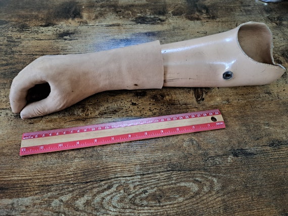 Vintage Prosthetic Arm from the 1940s, Medical, prop - Gem