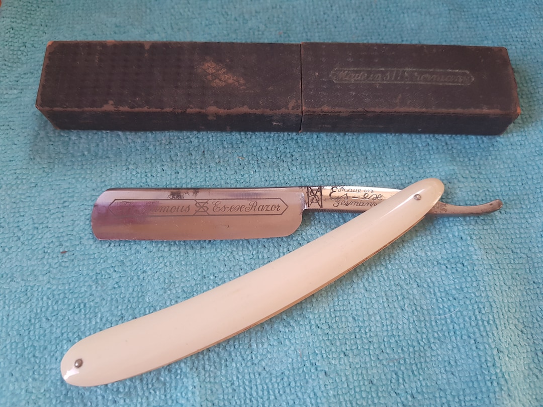 Antique Straight Razor, Es-ese, the Famous Es-ese #3118 Vintage German ...