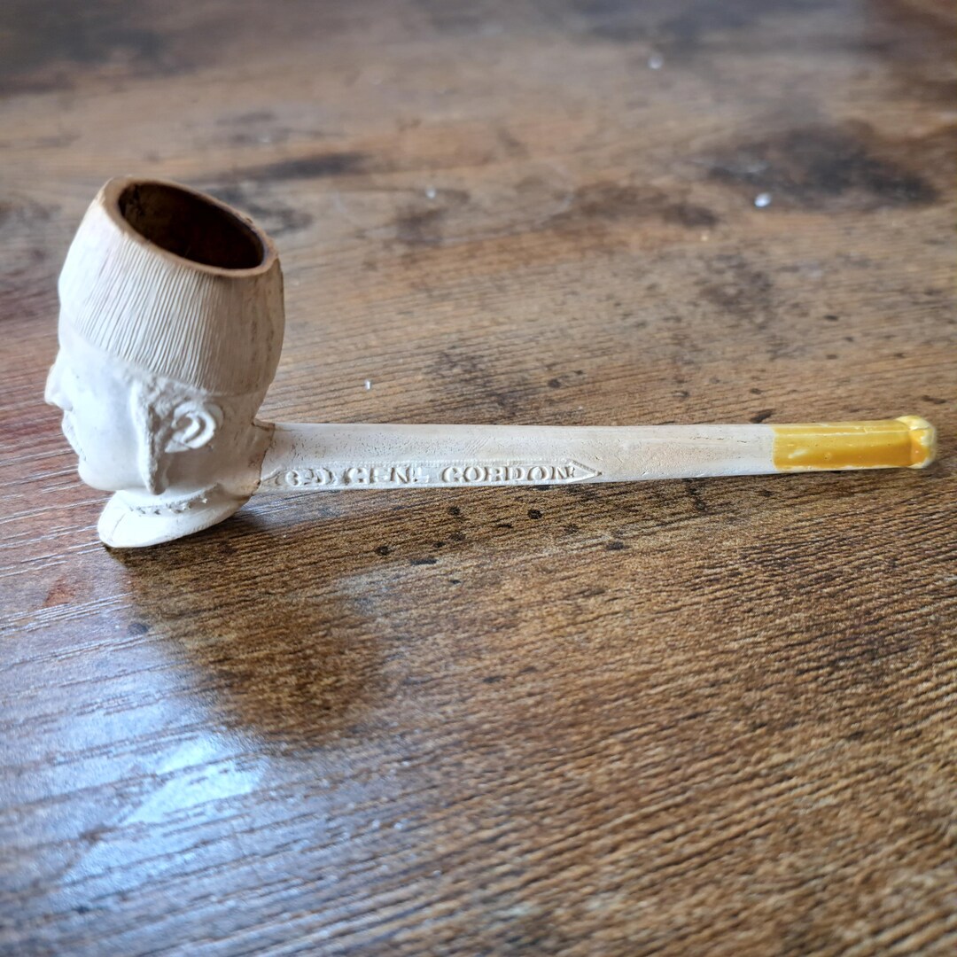 Antique Clay Smoking Pipe, Figural Clay Pipe, Tobacco Pipe - Etsy