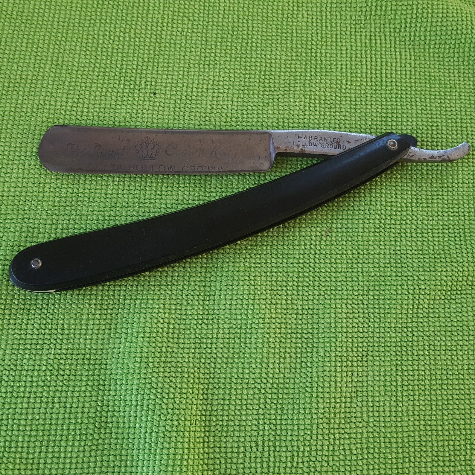 Antique Straight Razor, Royal Crown, Germany, Cut Throat, Mens Grooming ...