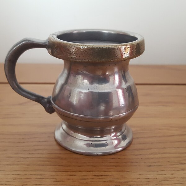 Antique Pewter Cups - Etsy