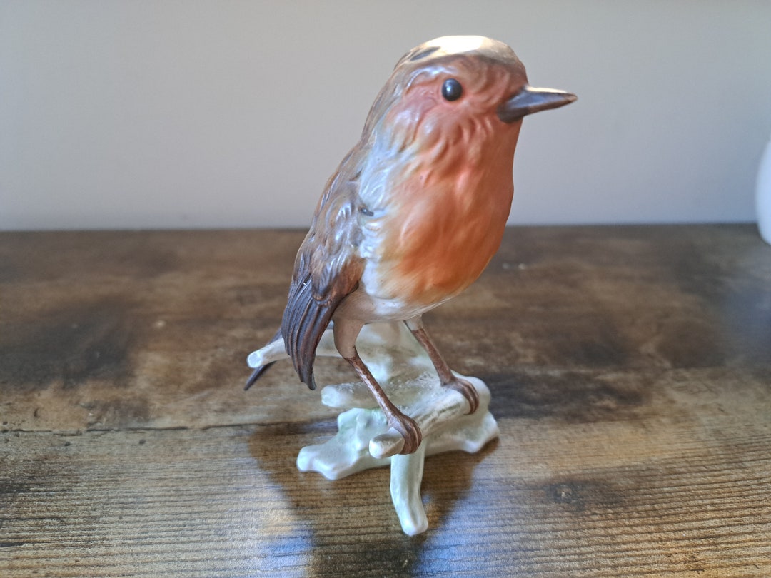 Vintage Goebel Robin Statue Ornament Bird Figurine German - Etsy
