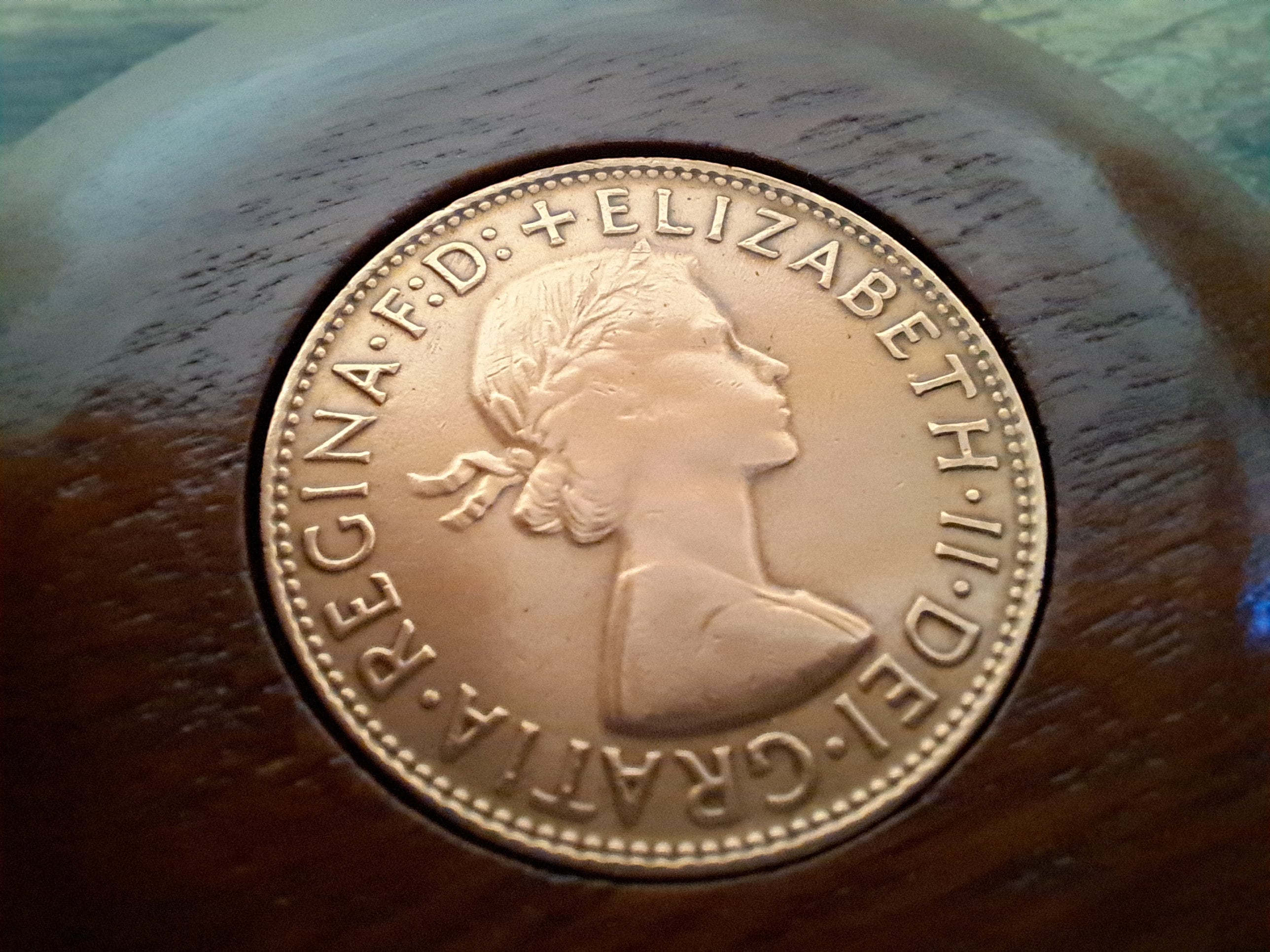 Australian Wooden Paperweight Paperweight With Coin Desk - Etsy