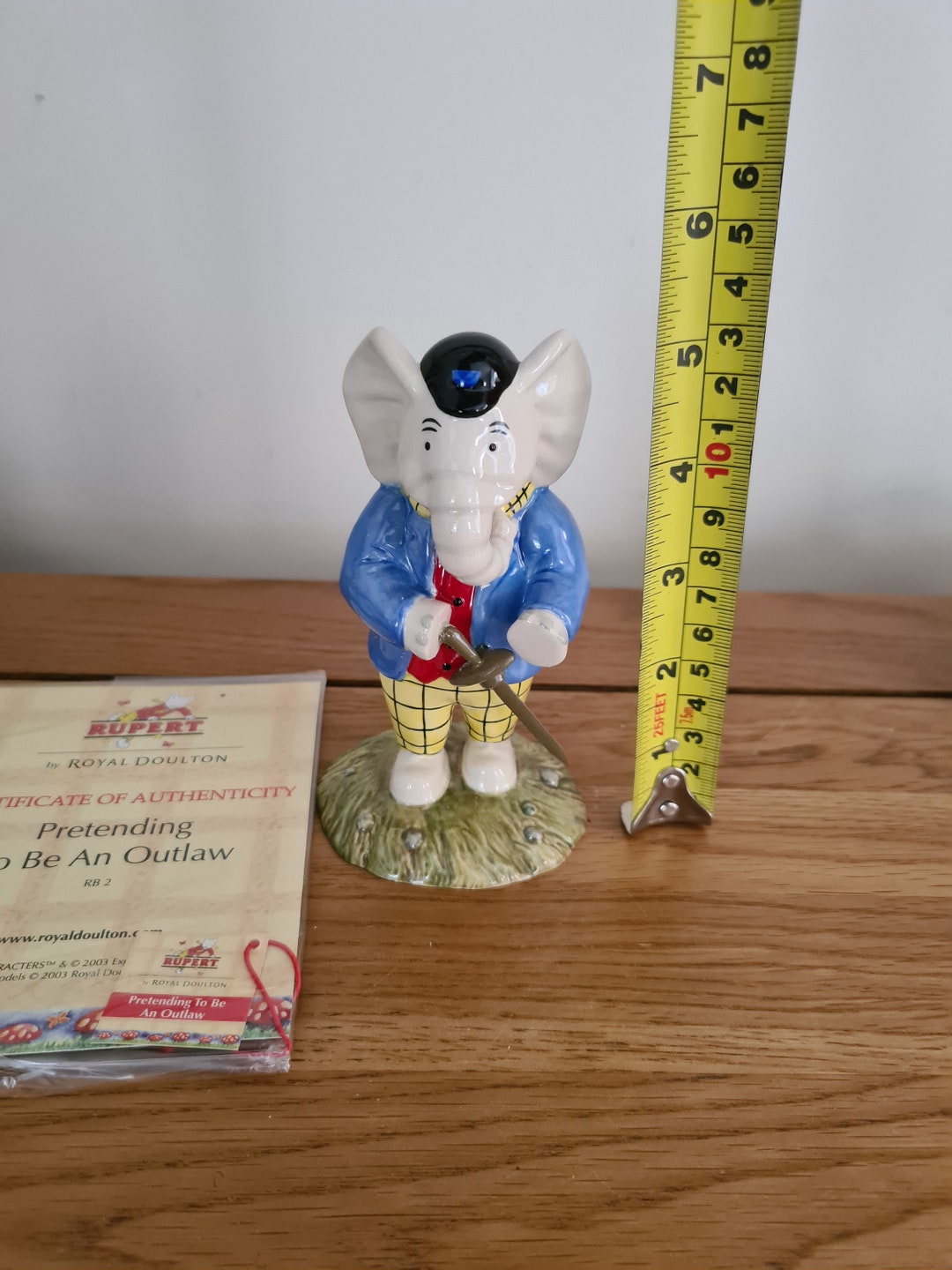 Royal Doulton Rupert Bear, Edward Trunk, Pretending to Be an Outlaw ...