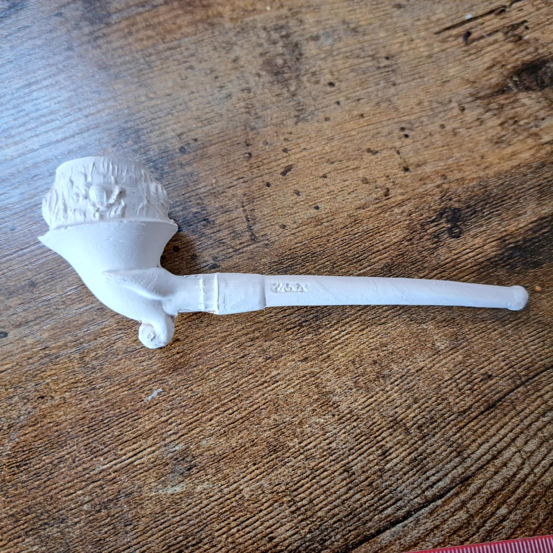Antique Clay Smoking Pipe, Burning Torch, Tobacco Pipe - Etsy