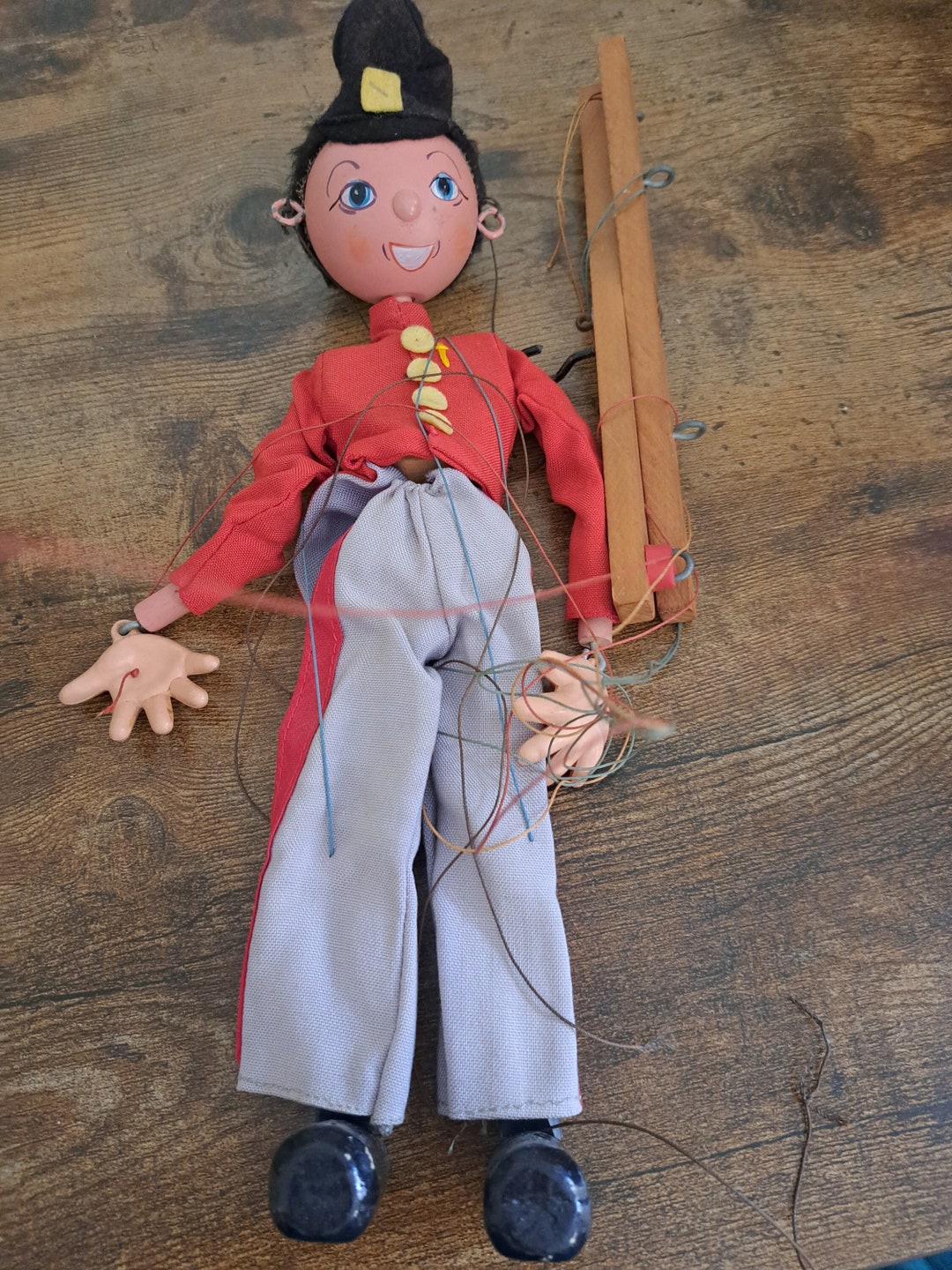 Vintage Pelham Puppet, Toy Puppet, Marionette, Stringed Puppet, Fritz ...
