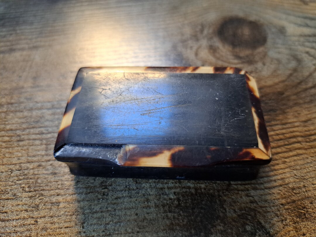 Antique Tortoiseshell Snuff Box, A/F Snuff Box - Etsy