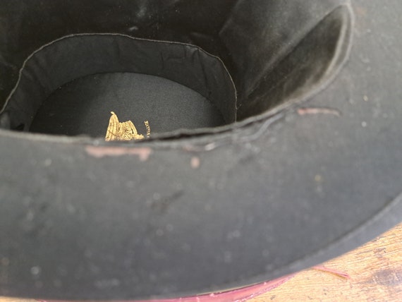 Antique folding top hat in its original box, Collapsi… - Gem