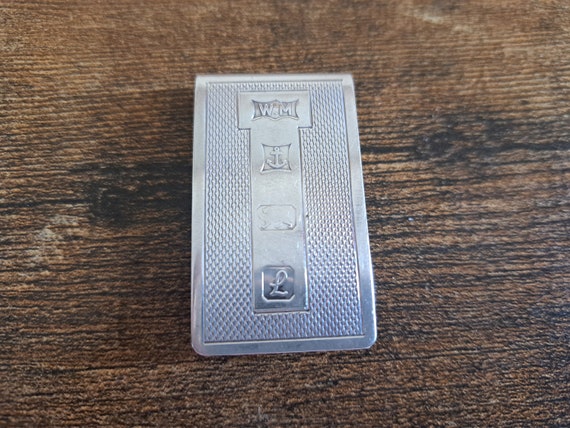 Vintage William Manton Hallmarked Birmingham Silver Money - Etsy