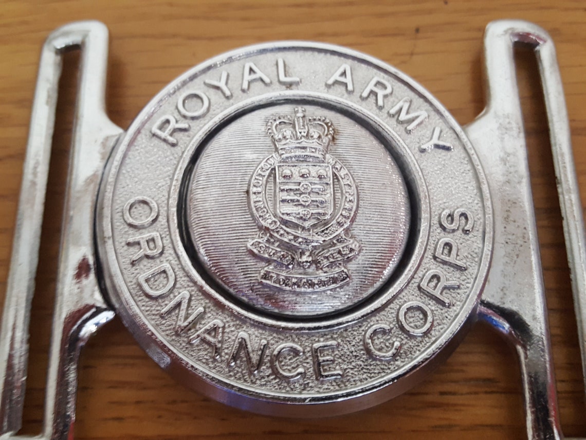 Vintage Royal Army Ordnance Corps Belt Buckle Military - Etsy