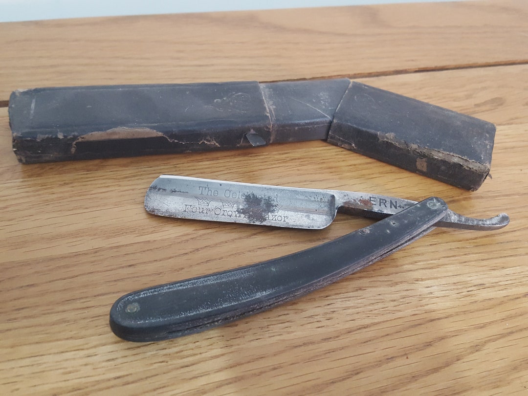 Vintage Carl Friedrich Ern Straight Razor: German Cut Throat Razor - Etsy