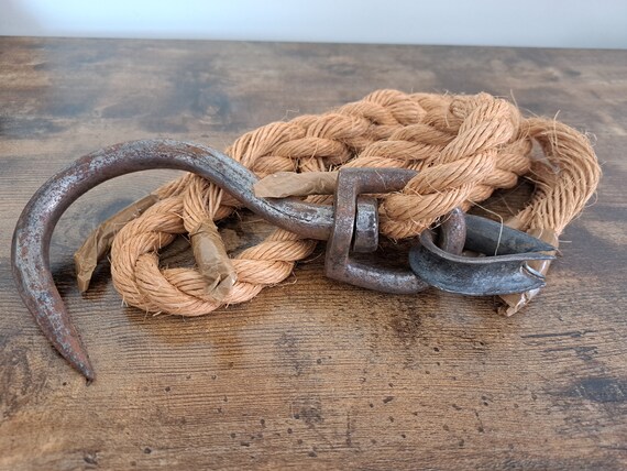 Vintage Naval Hook Antique Seamans Tool Heavy Duty Pulley - Etsy