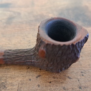 Vintage Carved Rustic Smoking Pipe, Estate Pipe, Tobacco Pipe, Briar ...