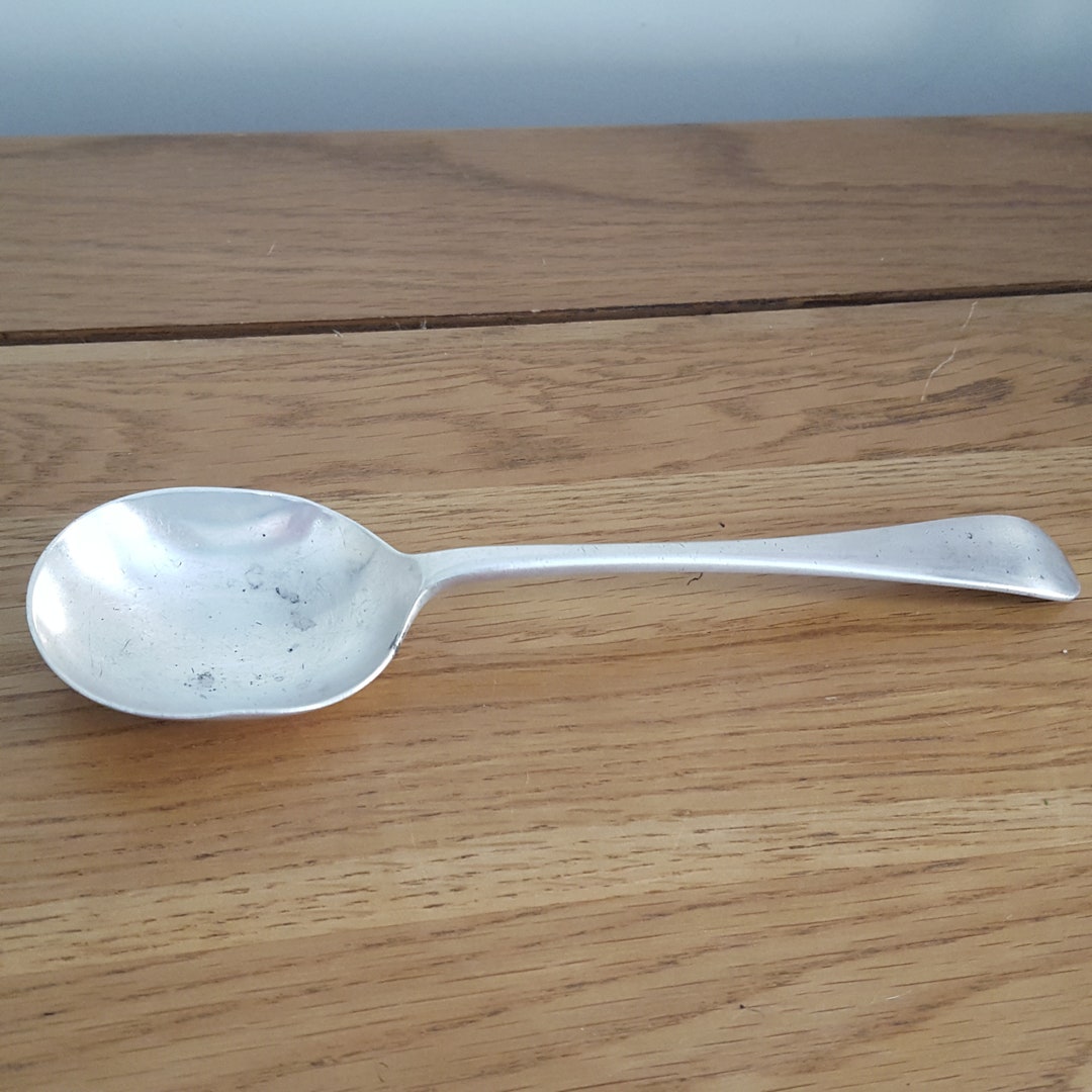 Vintage Silver Plate Serving Spoon, Soup Spoon, G. W. Scott and Sons ...