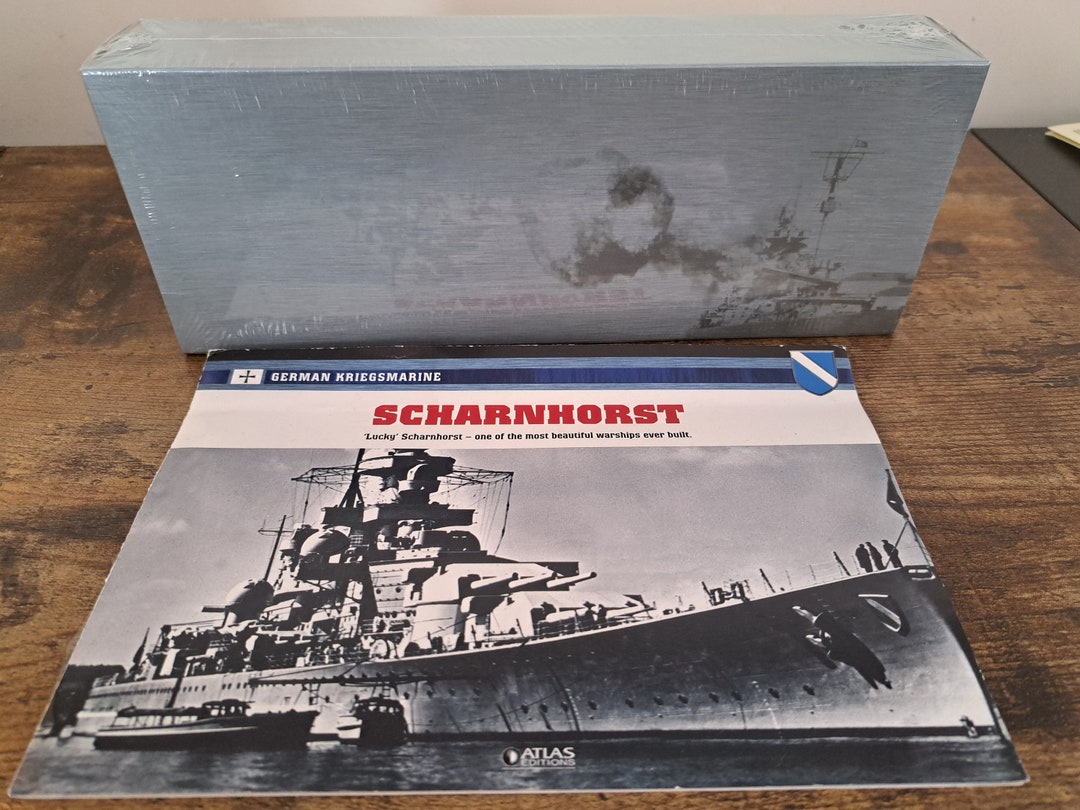 Atlas Collections 1:1250 Scale WW2 Ship, Mint & Sealed, Scharnhorst ...