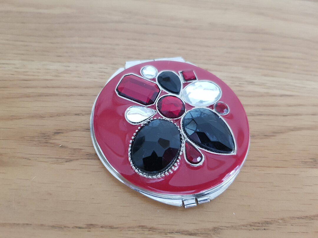 Vintage Double Mirror, Handbag Mirror, Compact Mirror, Ladies Vanity ...