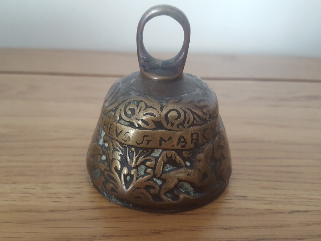 Antique Brass Bell, Religious Bell, Ornament, Brass Collectable - Etsy