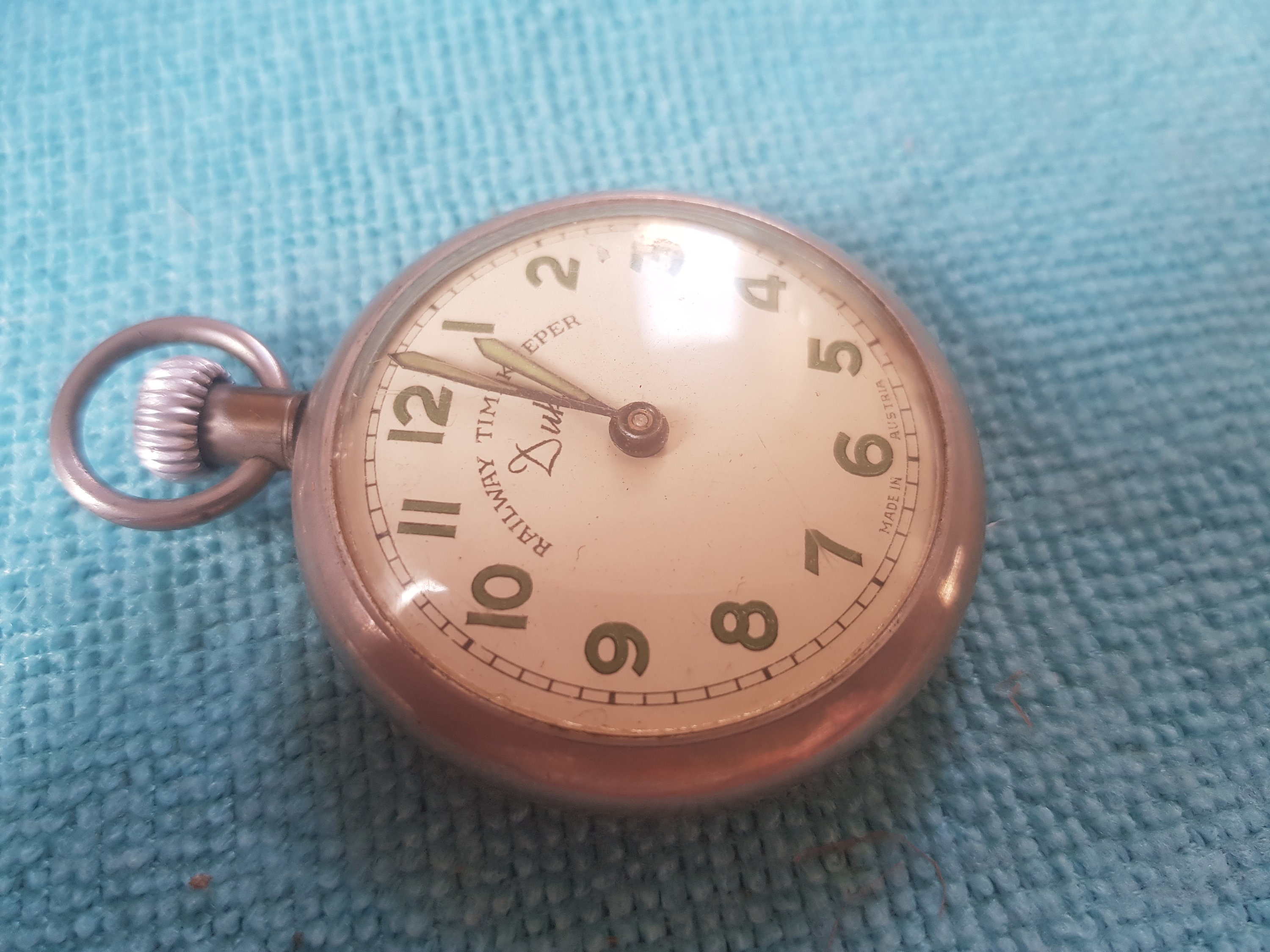 Vintage Duke Railway Pocket Watch Railway Timekeeper Made in | Etsy