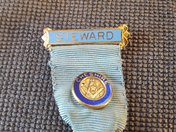 Collectibles Steward Badge and Ribbon Spencer & Co Royal Masonic ...