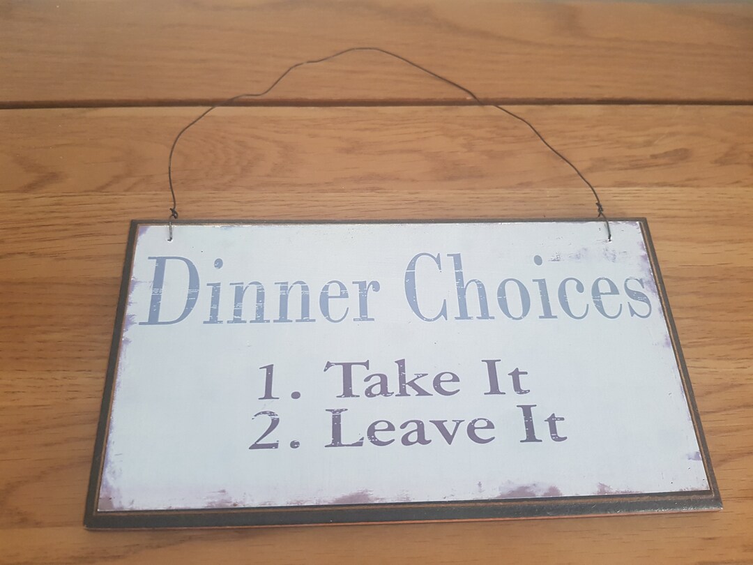 Retro Hardboard Sign, Stylised Sign, Kitchen Sign, Reproduction ...