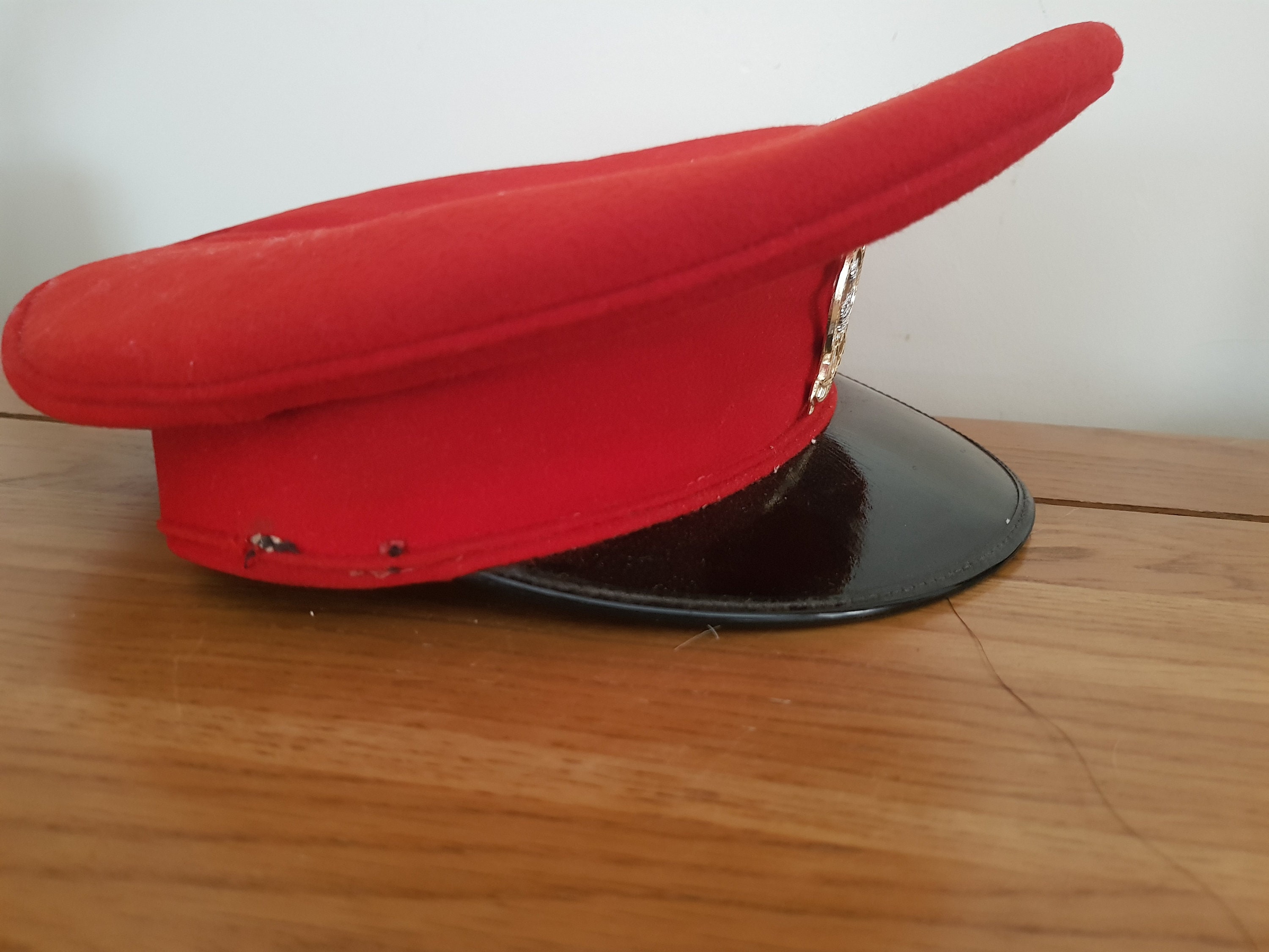 Vintage Red Service Cap With a 15th / 19th the Kings Royal | Etsy UK