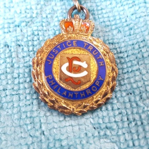 Vintage Silver RAOB Masonic Badge, With Ribbon, Assayed Birmingham ...