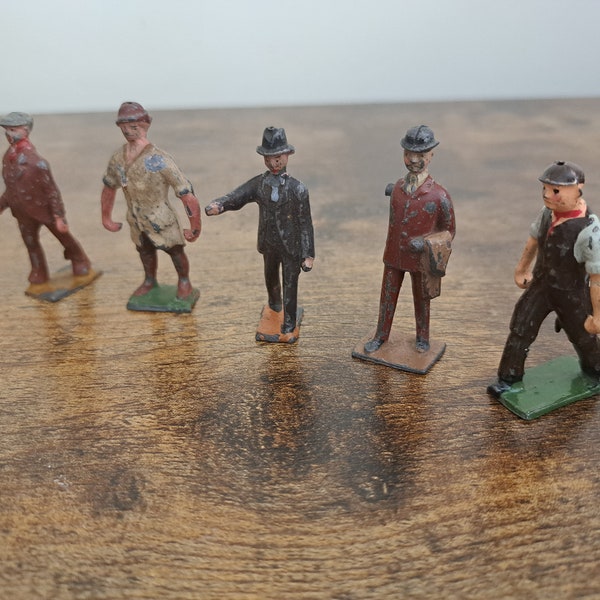 Antique Lead Figures - Etsy