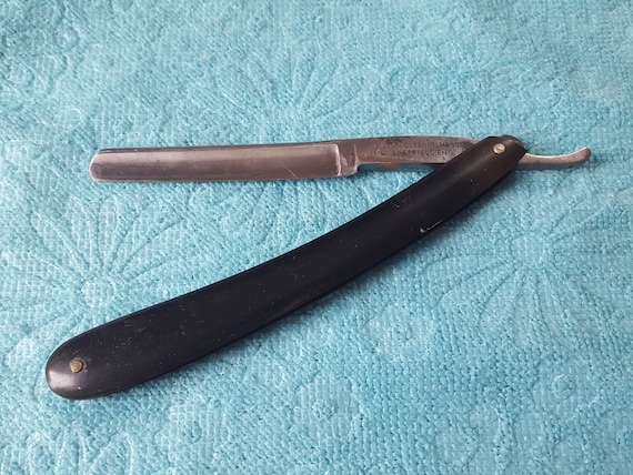 Antique Straight Razor George Wostenholm of Sheffield Cut - Etsy