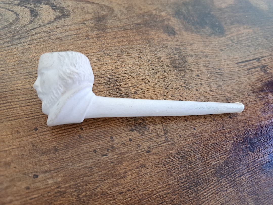 Antique Clay Smoking Pipe, William Shakespeare, Unused Figural Clay ...